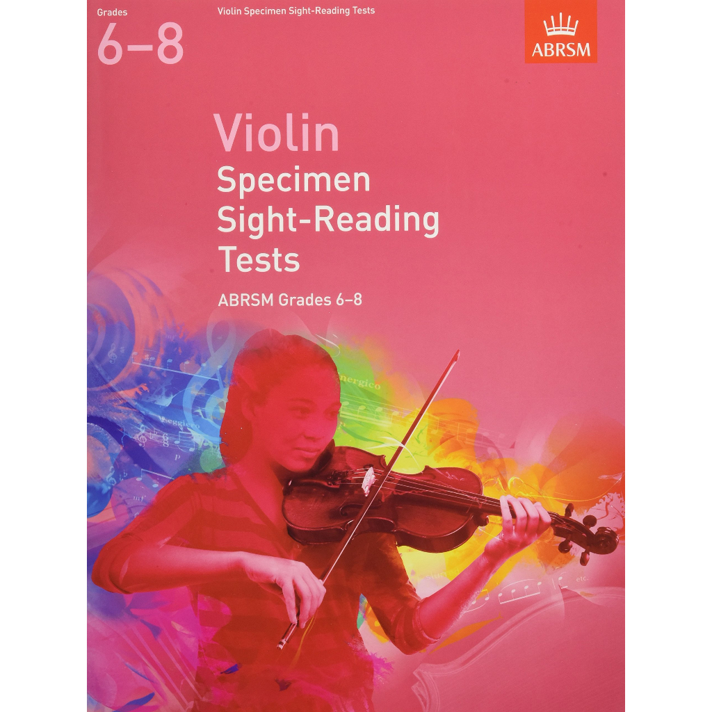ABRSM Violin Specimen Sight-Reading Tests Grade 6-8 (latest version ...