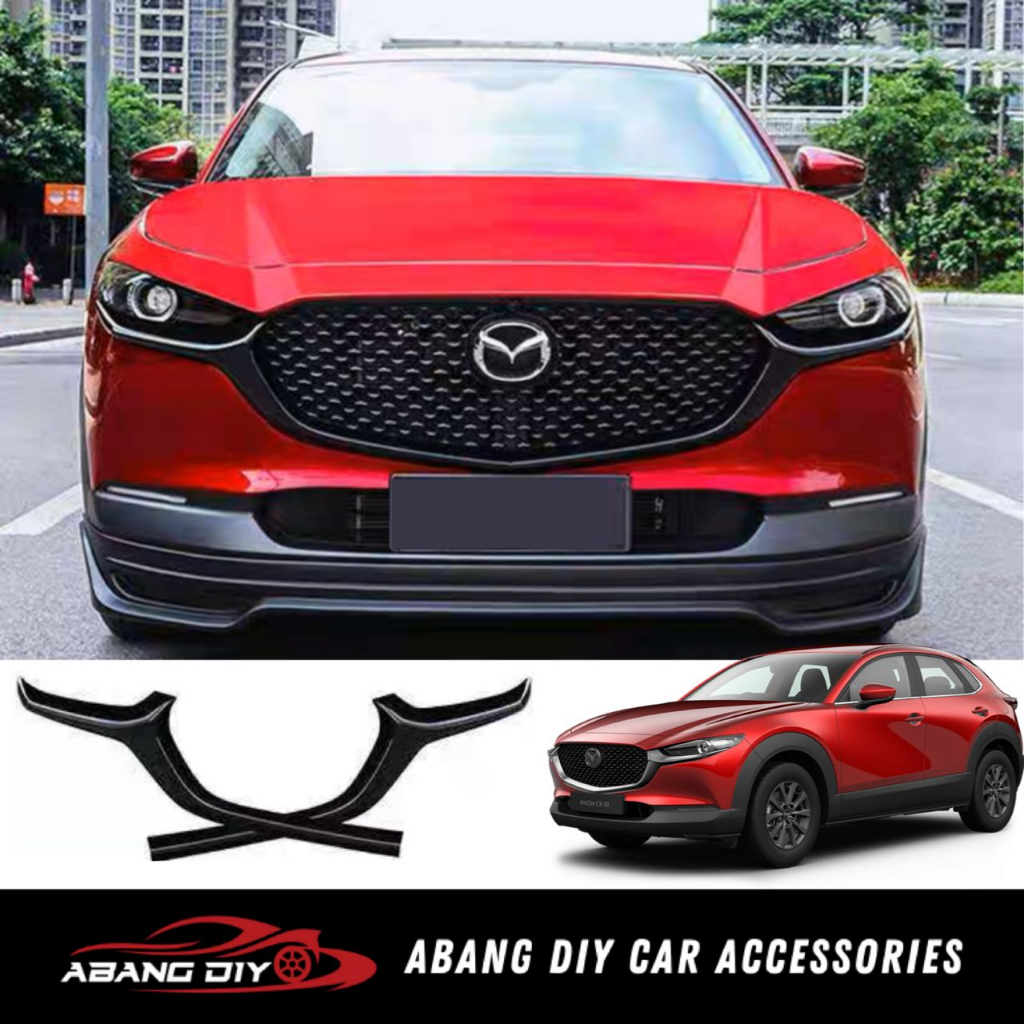 Mazda CX30 Front Grill Bottom Trim Cover Gloss Black MAZDA CX30 Front ...