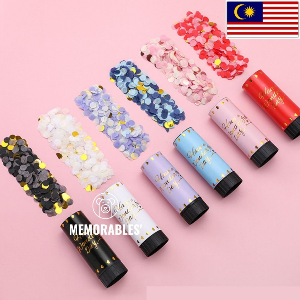 [READY STOCK] Party Popper | Confetti Popper | Birthday & Proposal ...