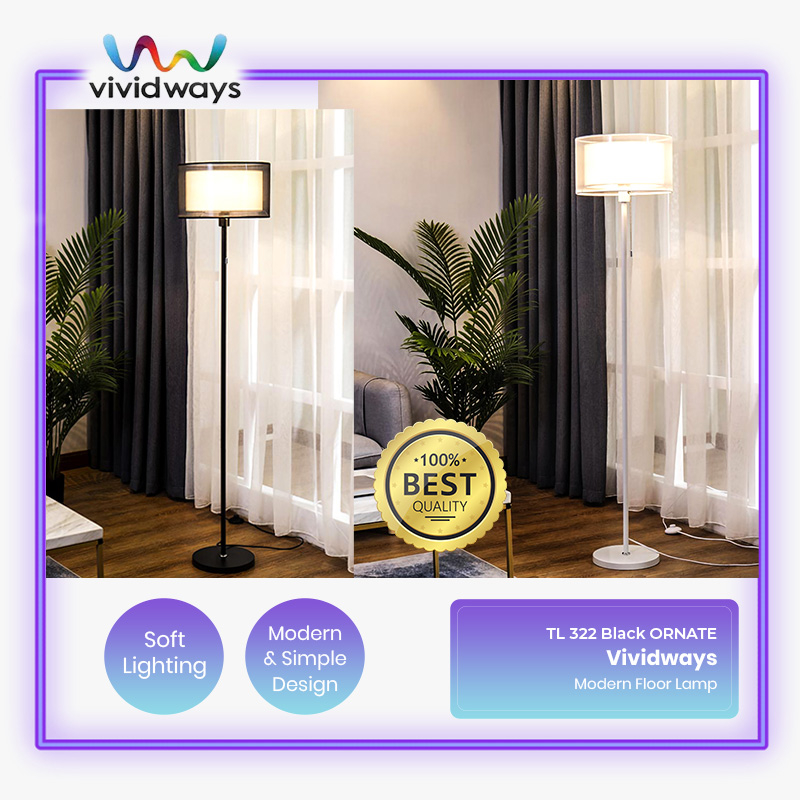 K2 VIVIDWAYS ORNATE MODERN FLOOR LAMP/STAND LAMP TL 322 LAMPU LANTAI ...