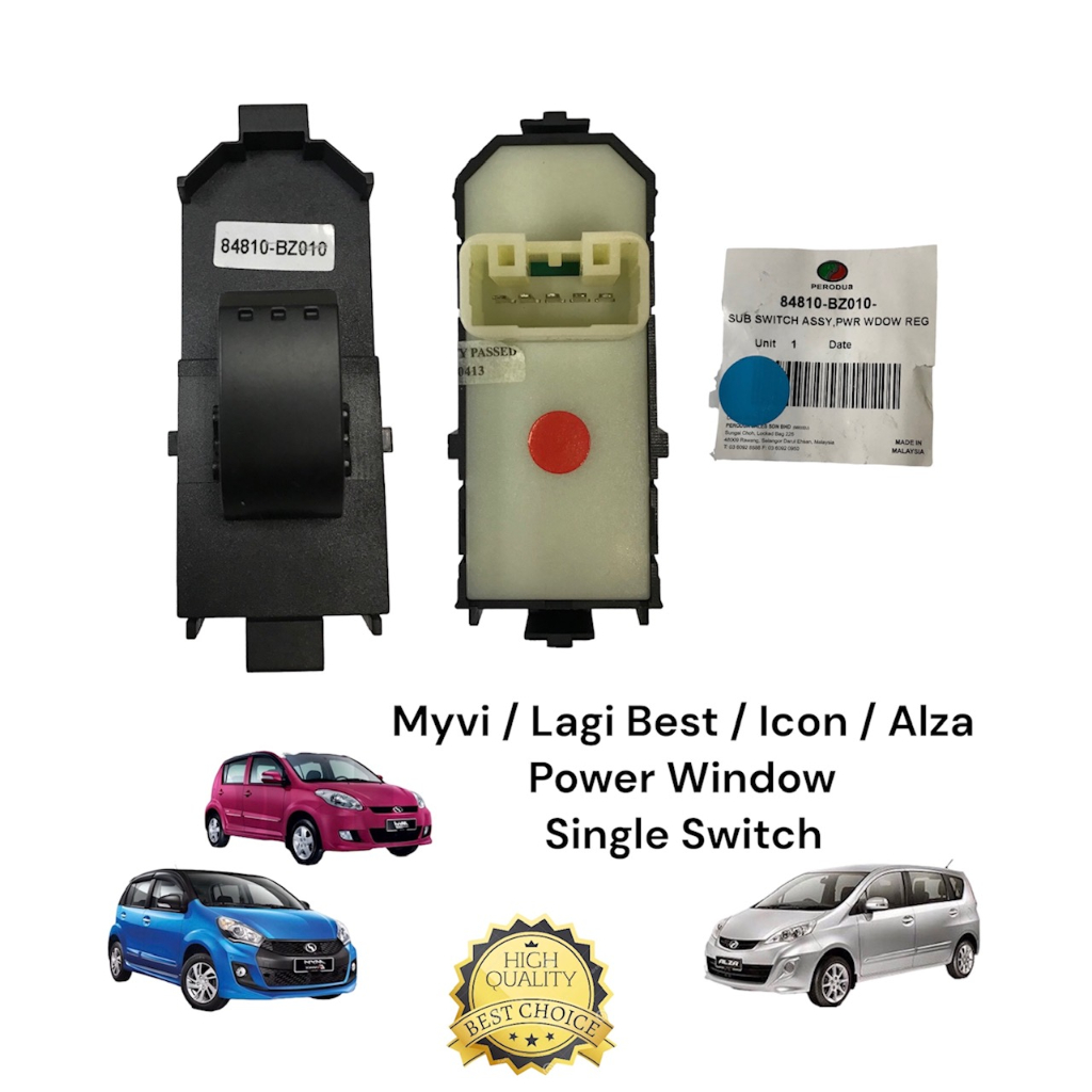 Perodua Myvi / Myvi Lagi Best/ Icon / Alza Power Window Sub Switch ...