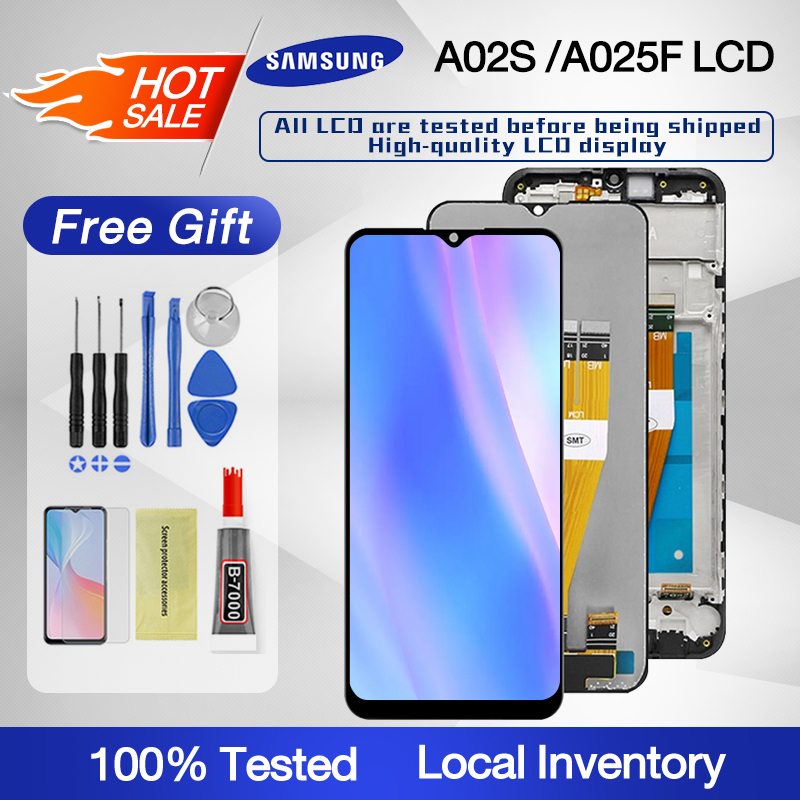 Original LCD with Frame Compatible For SAMSUNG A02S A025F A025 LCD ...