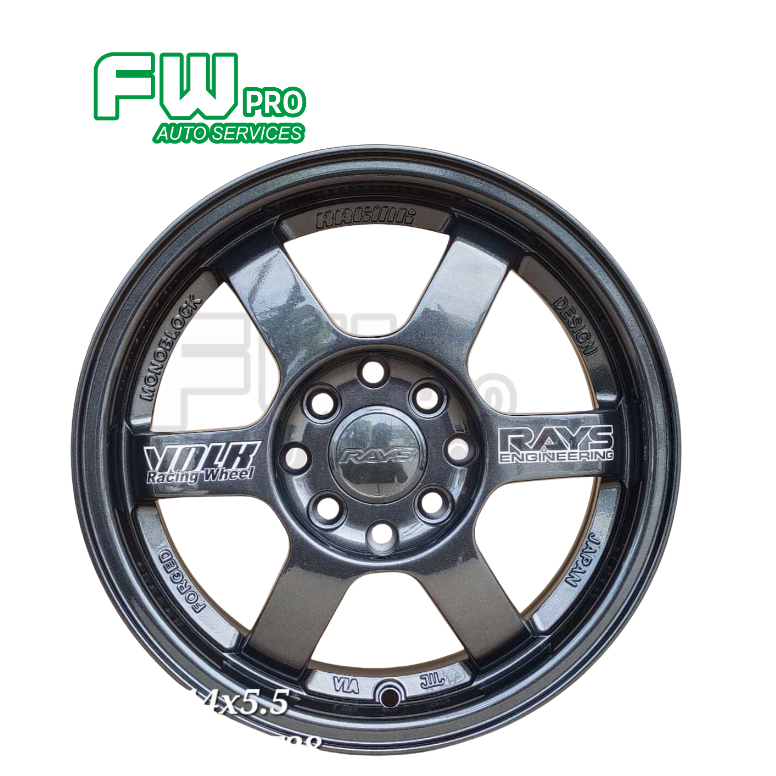 New Sport Rim Rays TE37 14 Inch 5.5jj 4x110 8x100/110 One Set 4pcs ...