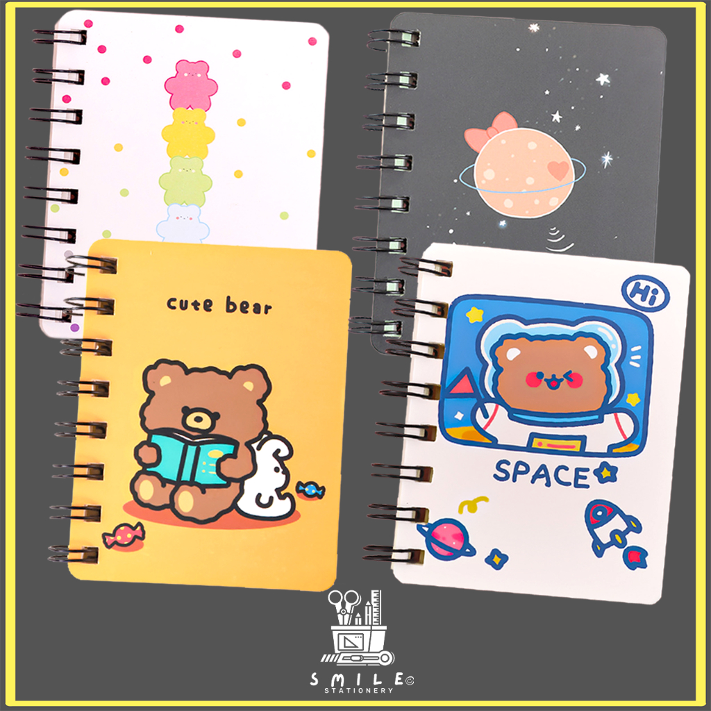 Cute Animal Cartoon Flip Coil Notebook Portable Notebook Mini Portable ...