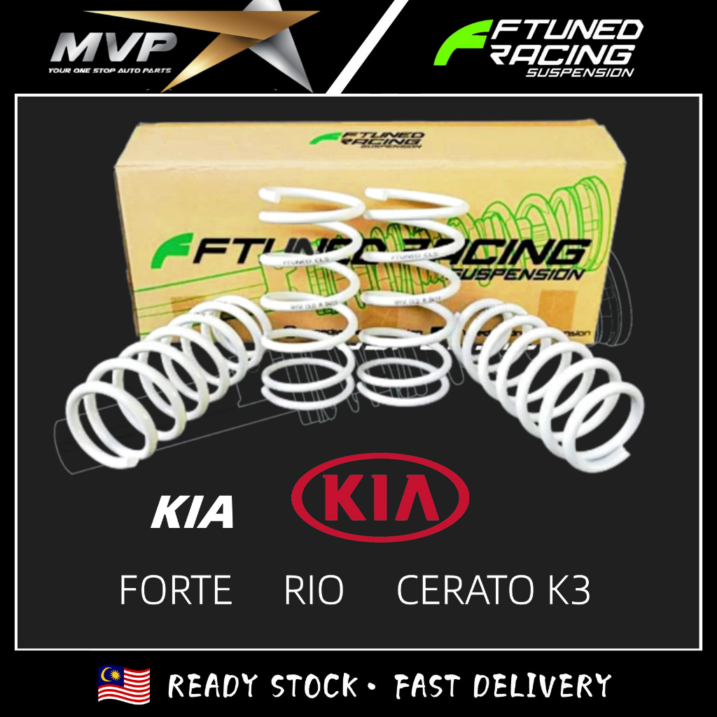 Ftuned CLS Sport Lowered Spring Kia Rio UB / Forte / Cerato K3 | Shopee ...