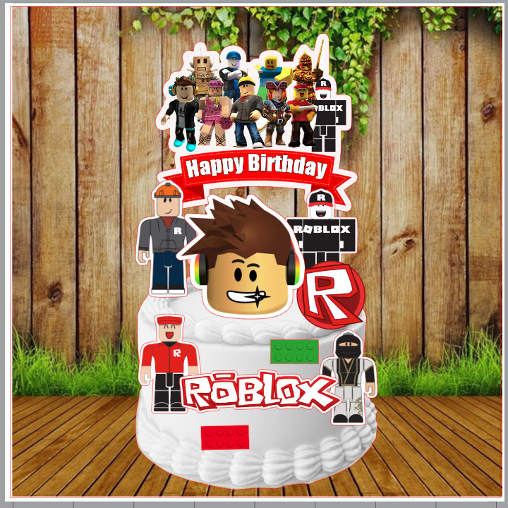 Roblox Cake Topper Birthday 013 | Shopee Malaysia