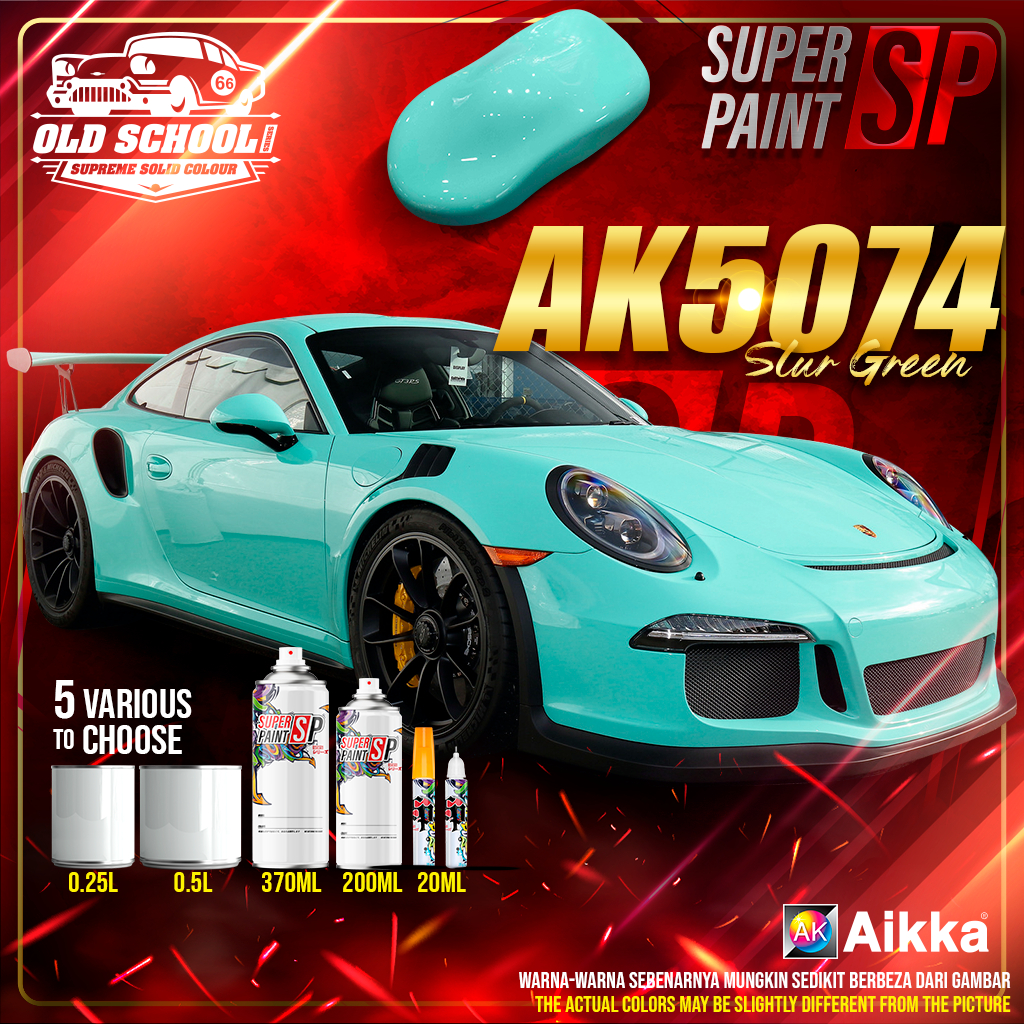 AIKKA AK5074 Slur Green | Supreme Solid Colour | Automotive 2K Car ...