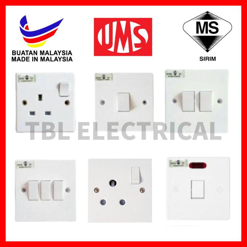 🔥READY STOCK🔥UMS 2913A SWITCH SOCKET 13A & 15A AND 20A SWITCH | Shopee ...