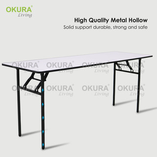 OKURA EXTRA LONG 6ft Banquet Table / Foldable Table / Meja Banquet ...
