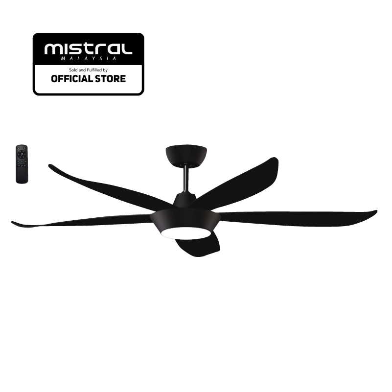 Mistral DC Kipas Siling | Ceiling Fan with LED Light & Remote (56 ...