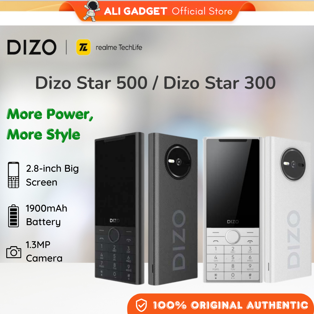 DIZO Star 300 / Star 500 KeyPad Moibile Phone Realme Feature Phone with ...