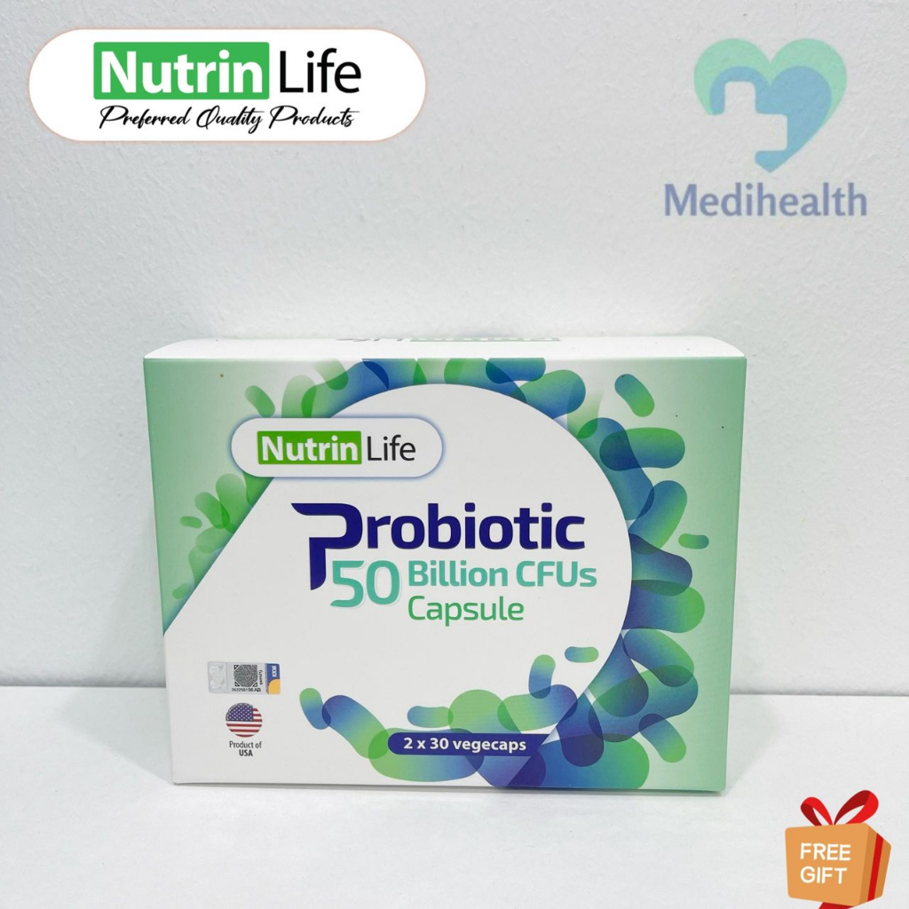 NutrinLife Probiotic 50 Billion CFUs Capsule (2 x 30's) | Shopee Malaysia