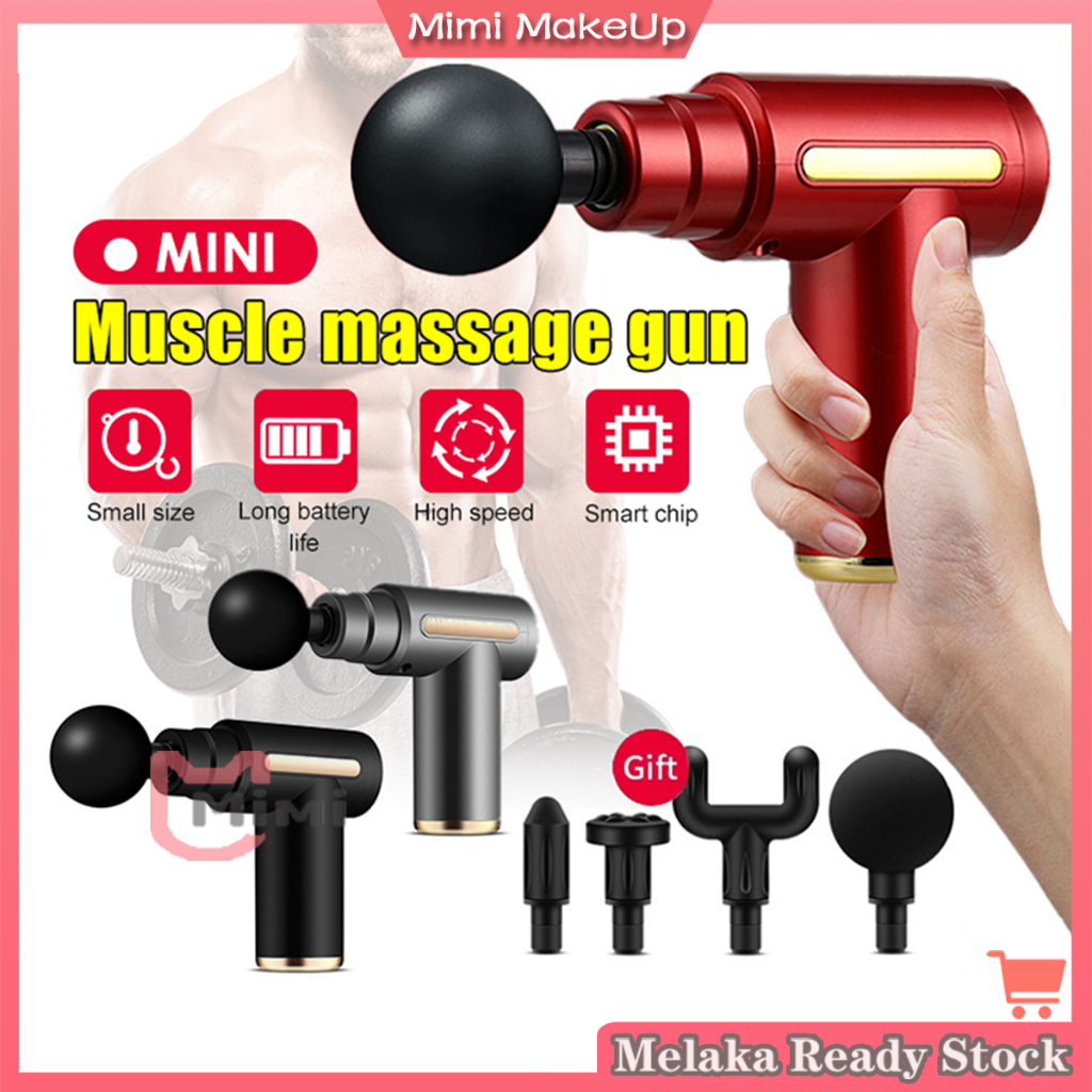 Mini Muscle Massage Gun Compact Size and Silent Portable Muscle ...