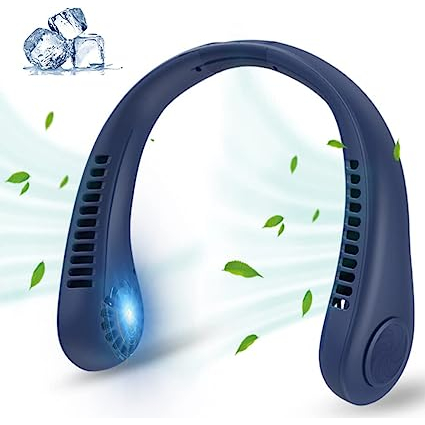 Neck Fan, Personal Wearable Fan, Portable Bladeless Fan, 3 Speeds ...