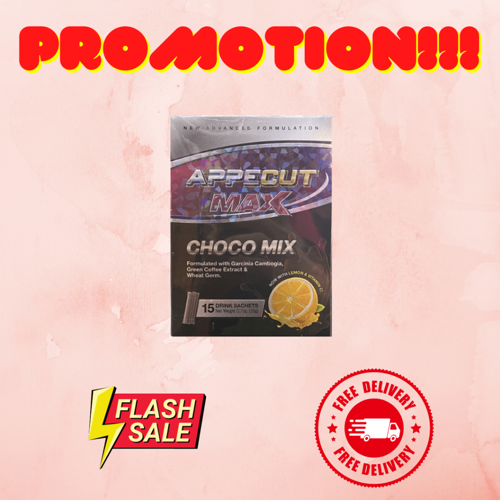 Appecut Max choco mix / cocoa mix 15 sachets | Shopee Malaysia