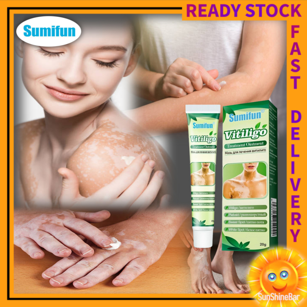 Vitiligo Ointment Sumifun Reduce Sweat Spot White Spot Piebald Salap ...