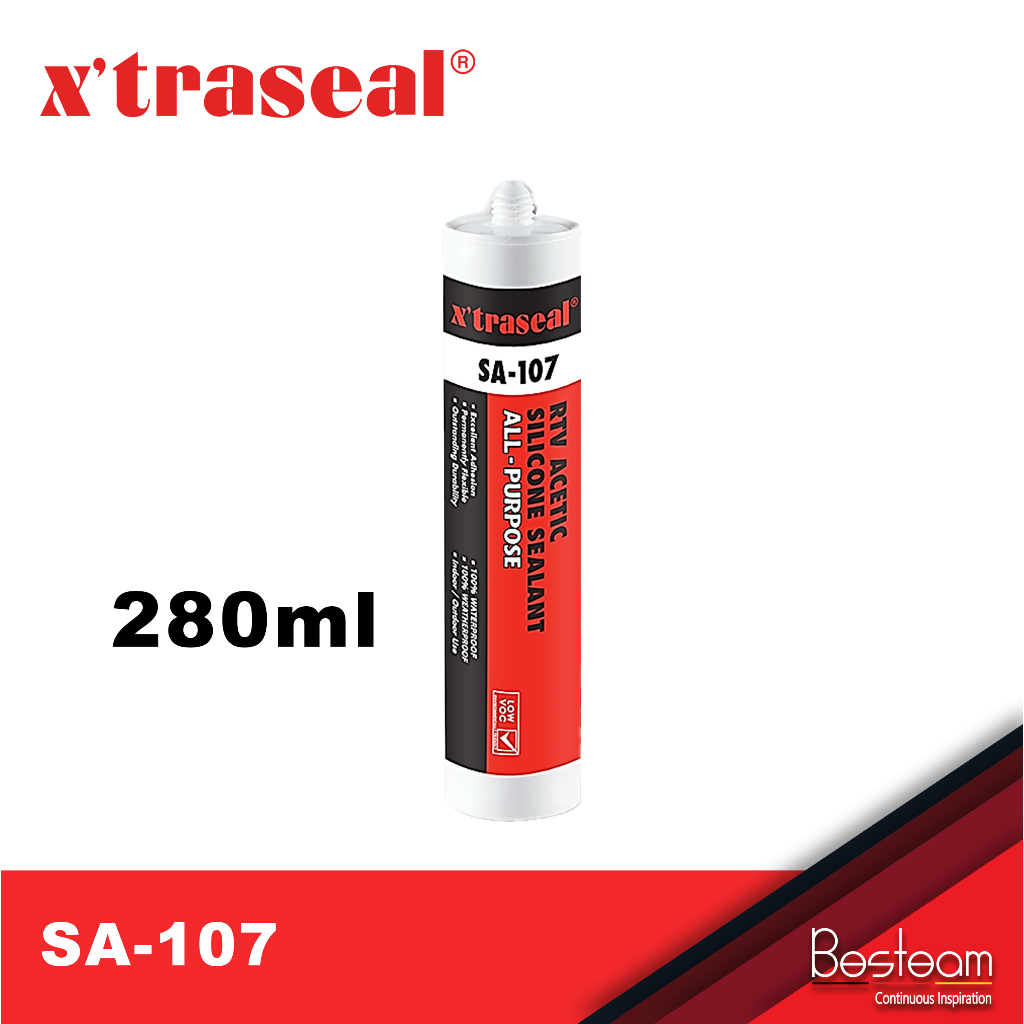 X'traseal SA-107 All-Purpose RTV Acetic Silicone Sealants | Shopee Malaysia