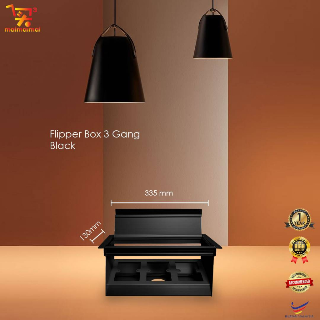 Flipper Box- Desk Grommet Cable Management or Wire Organizer. | Shopee ...