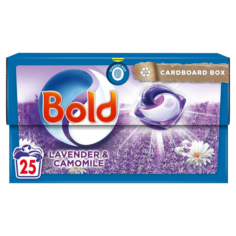 Bold All-in-1 Pods Spring Awakening/Lavender Washing Liquid Capsules 15 ...