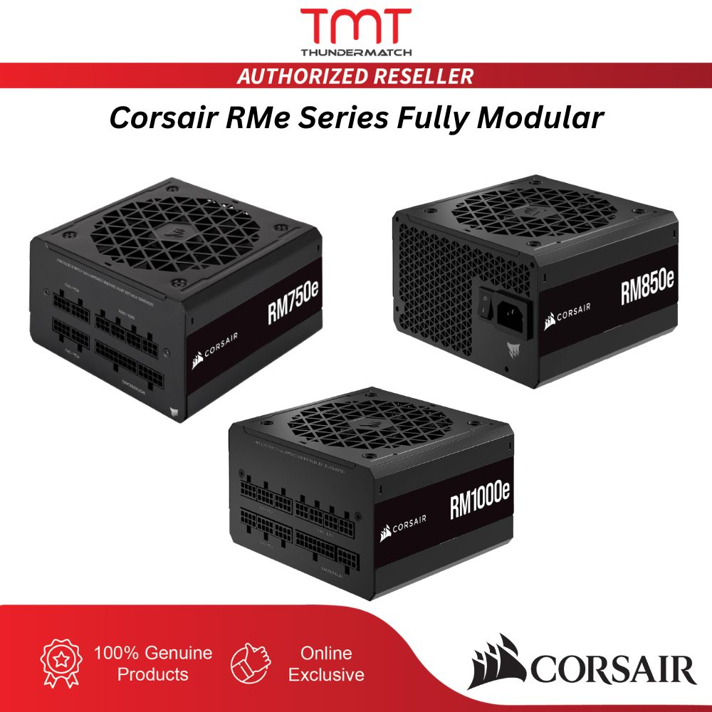 Corsair RM750e / RM850e / RM1000e 80PLUS GOLD Full-Modular Power Supply ...