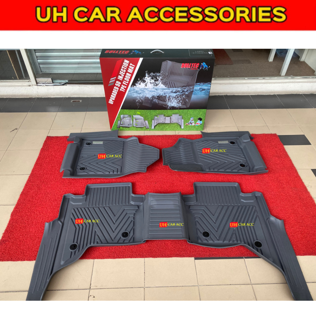 TOYOTA HILUX REVO ROCCO ROGUE TPO PE CAR MAT CARPET COIL MAT RUG RUBBER ...