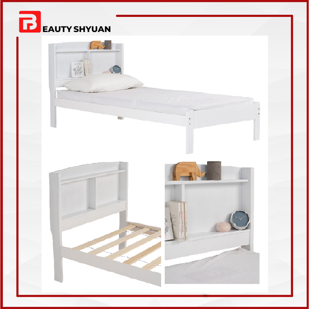 SNUG Single Bed Frame Single Bed Pull Out Single Bedframe Katil Single ...