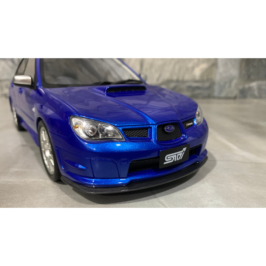 Otto Models 1/18 Subaru Impreza STI S204 WRX Blue Mica 02C Resin Model ...