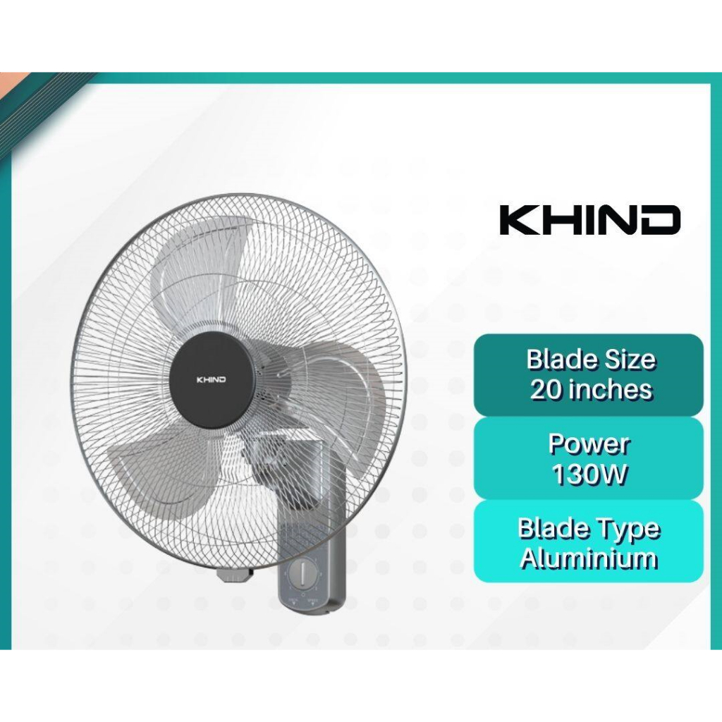 KHIND INDUSTRIAL WALL FAN 20'' (WF2003F) | Shopee Malaysia