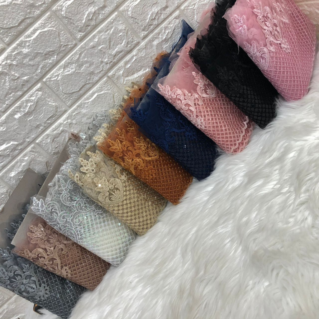 BORDER LACE LABUCI KILAT LACE PETAK | Shopee Malaysia