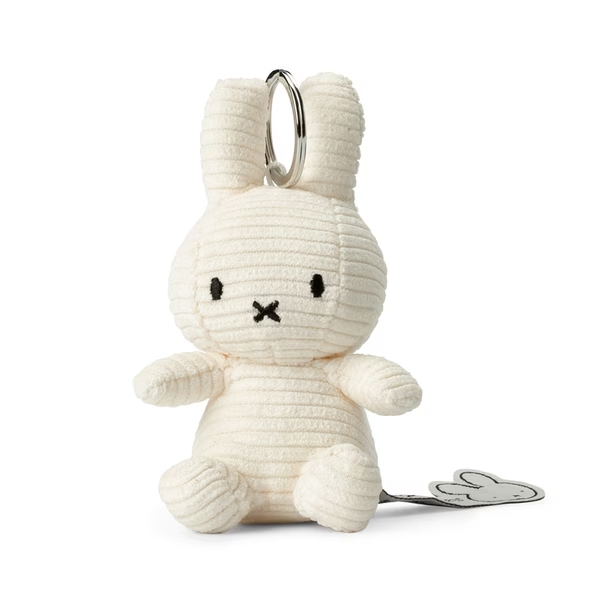 [Direct from Japan] BON TON TOYS Miffy Corduroy Plush doll Keychain 10cm WHITE Japan NEW ...