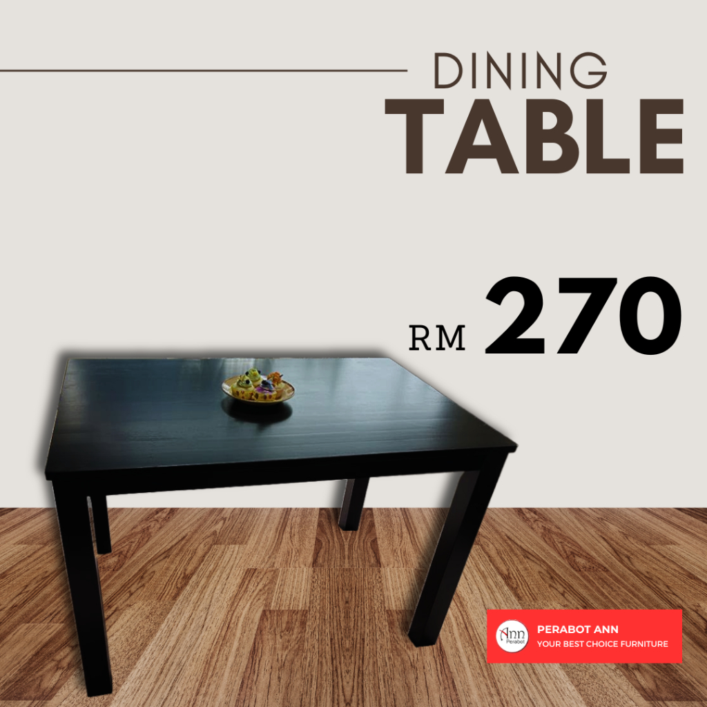 (PERABOT ANN) DINING TABLE / STUDY TABLE / MEJA / MEJA MAKAN / MEJA ...