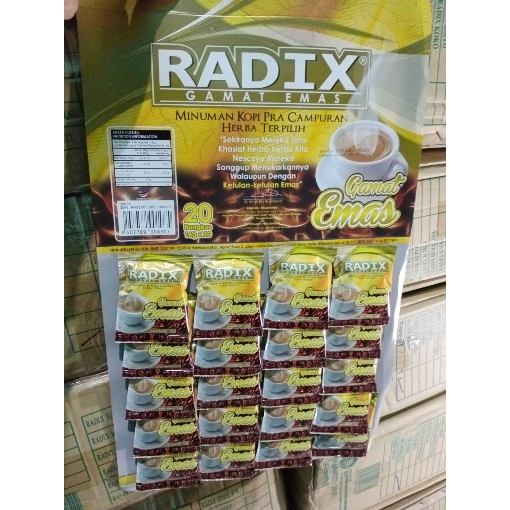 KOPI GAMAT EMAS - HPA ( ORIGINAL ) | Shopee Malaysia