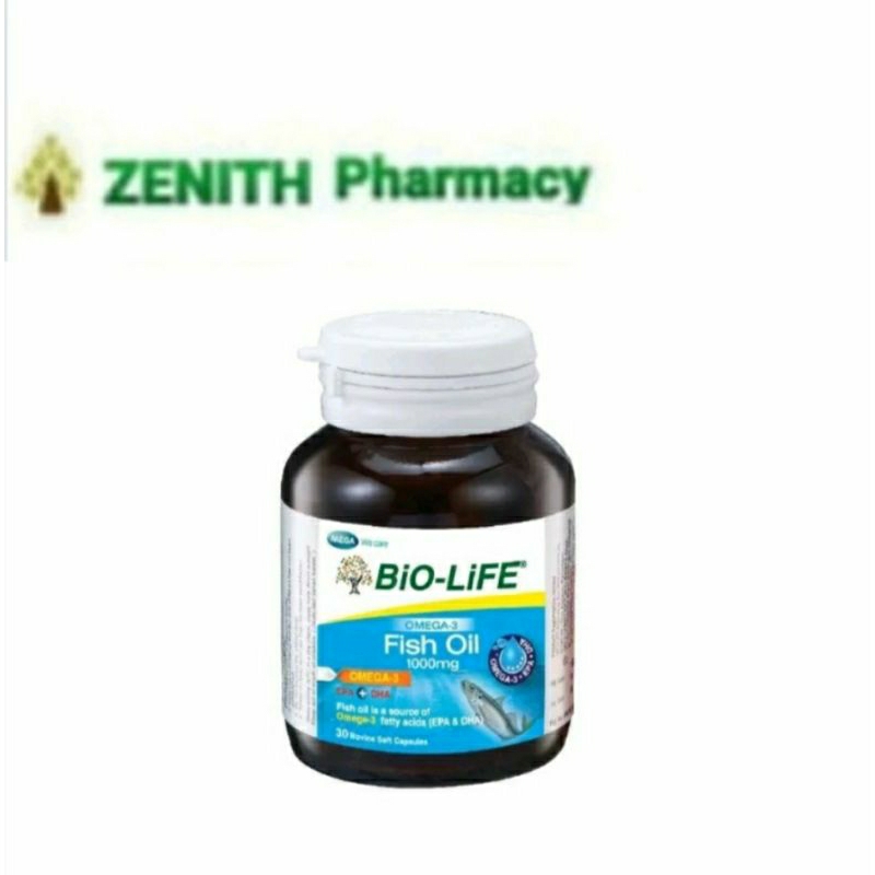 BIOLIFE OMEGA 3 Exp:06/2026 FISH OIL 30's 1000MG | Shopee Malaysia