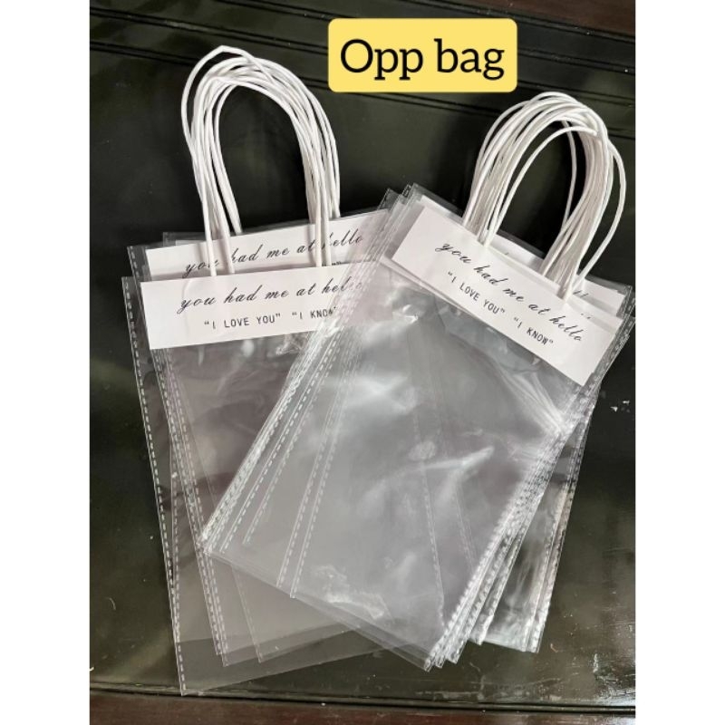 Ready stock 10pcs Opp bag Mesh bag Doorgift present Hadiah Khawin beg ...