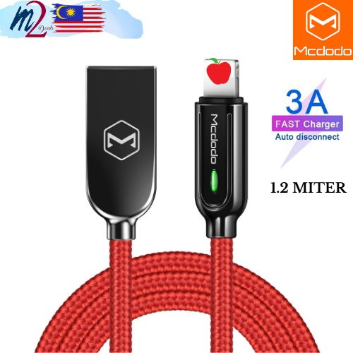 Mcdodo CA-5260 Smart Series Auto Cut Off iP to USB Cable | Shopee Malaysia