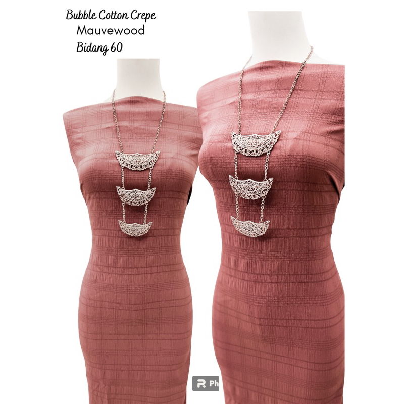 Kain Bubble Crepe Cotton Bidang 60 Open Meter Kain Cey Crepe | Shopee ...