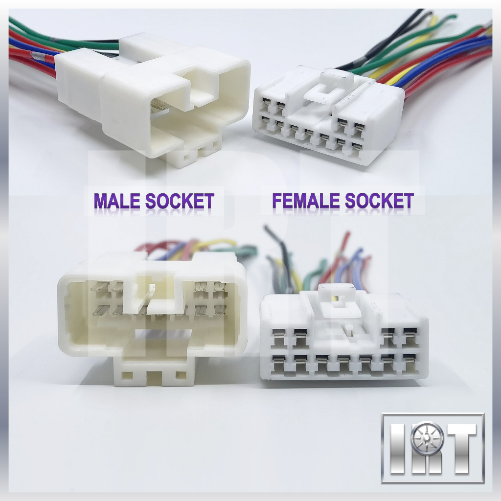 11 Pin Fusebox Socket Myvi Connector Harness Wiring Terminal Pigtail ...