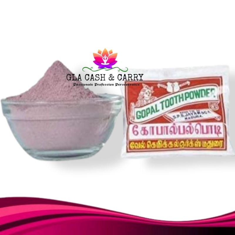 Gopal Tooth Powder Natural Dental Cleanser Treating Gum Bleeding, Bad ...