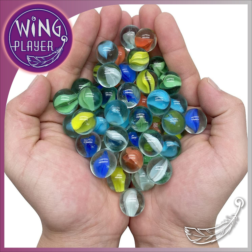 Guli-guli Kaca Traditional Glass Marbles - Normal Size (High Quality ...