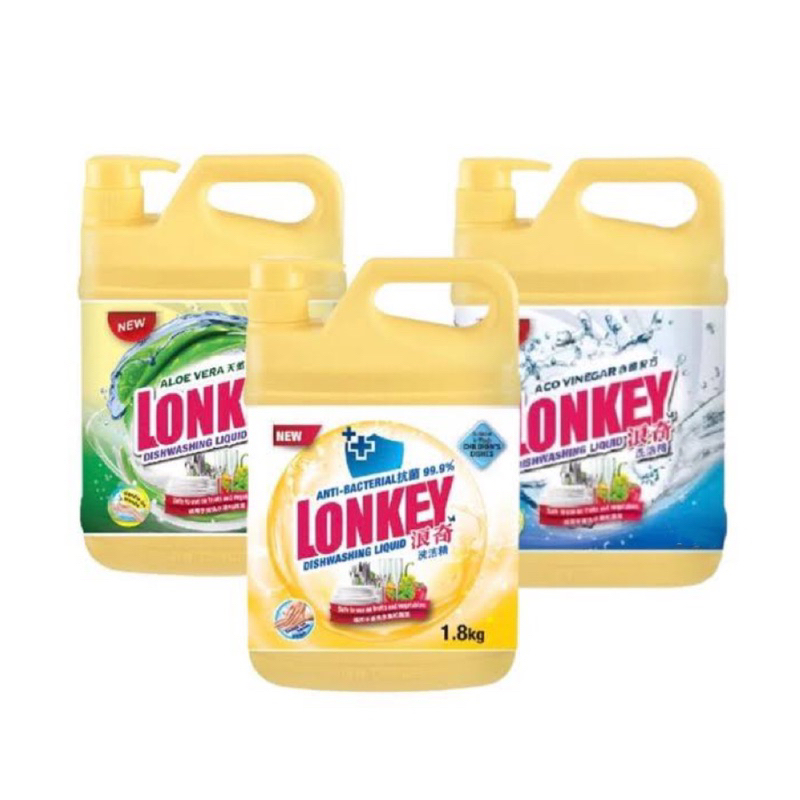 1.8kg Lonkey Dishwashing Liquid 浪奇洗洁精 | Shopee Malaysia