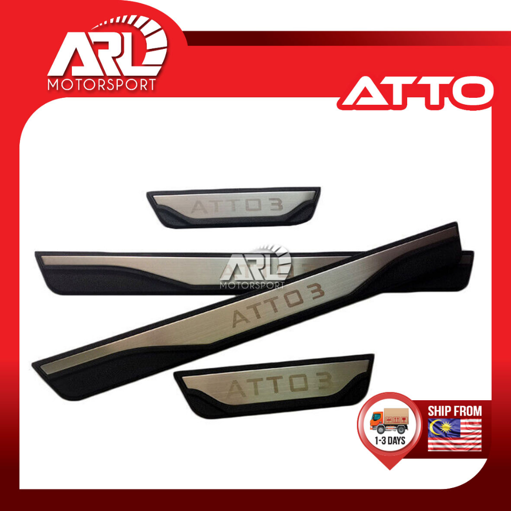BYD Atto 3 2022-2025 Stainless Steel Car Door Step Cover Wearing-Resist ...