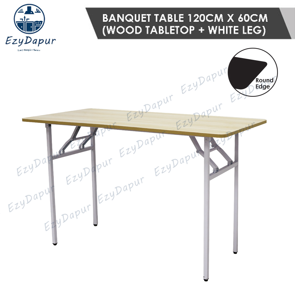 EZYD Foldable Banquet Table Event Table Catering Buffet HDPE Folding ...