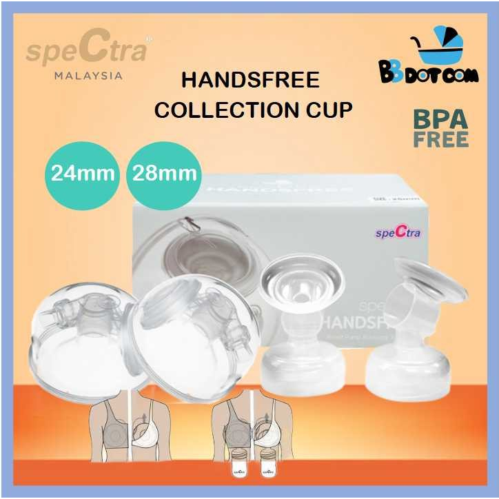 Spectra 2 Way Hand Free Collection Cup 24mm & 28mm Funnel Size - 1 Set ...