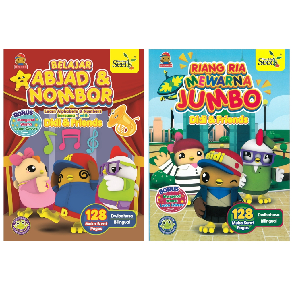 Didi & Friends Bersama Prasekolah Kanak-kanak Belajar Mewarna / Abjad ...