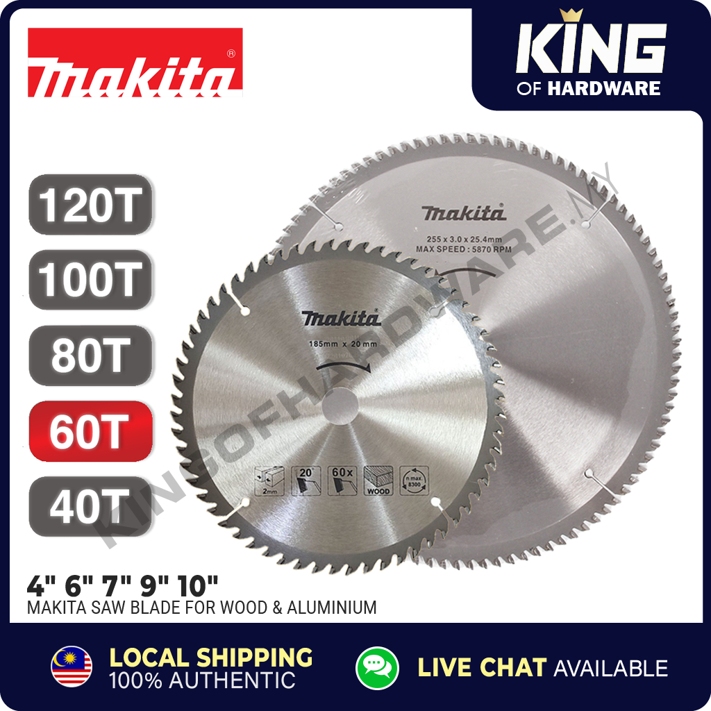 4" 6" 7" 9" 10" 12" 14" MAKITA TCT Circular Saw Blade | Wood ...