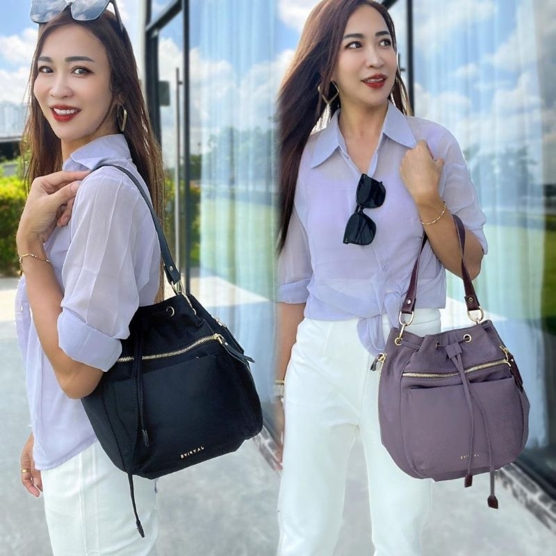 [🇲🇾 Ready Stock 🇲🇾] Christy Premium Nylon Bucket Bag by JayFive ...