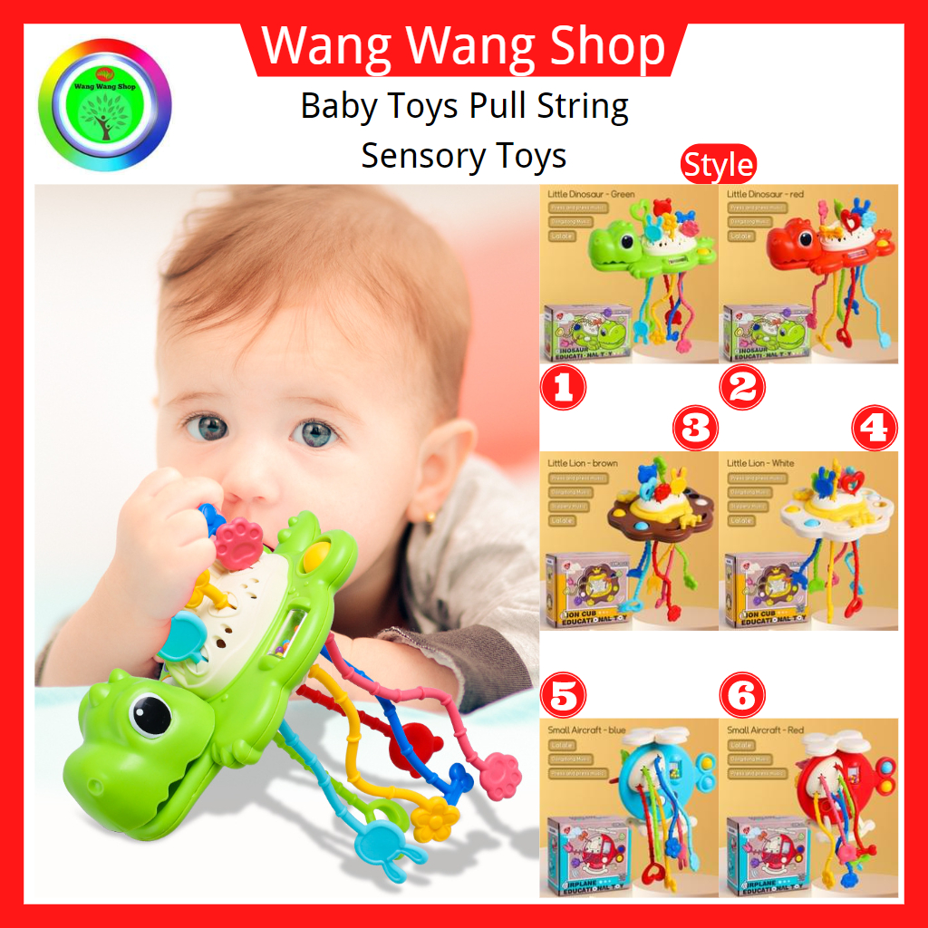 Baby Toys Pull Rope Sensory Toys (12 Months Baby)(Silicone)(Development ...