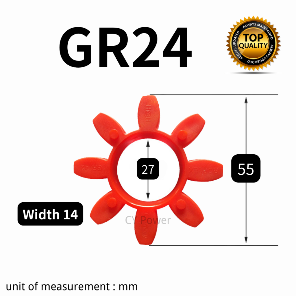 GR(CJ) Lovejoy Element (Rotex) GR14 GR19 GR24 GR28 GR38 GR42 GR48 GR55 ...