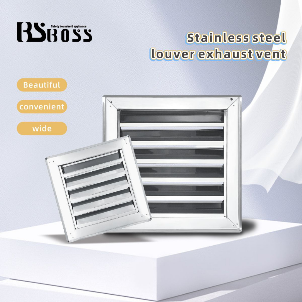 BSBOSS louver exhaust fan stainless steel back cover | Shopee Malaysia