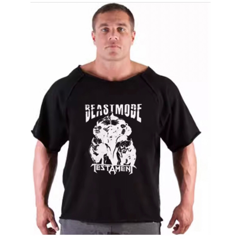 (free muscletech item) gym LOOSE SHIRT NICE DESIGN BLACK optimum gold ...